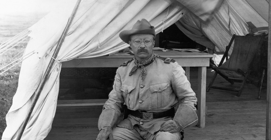 theodore-roosevelt-outside-campaign-tent - Theodore Roosevelt Pictures ...