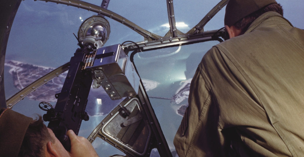 gunners-in-nose-turret-of-b-17-bomber-during-world-war-ii - World War ...