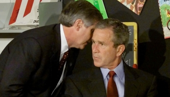 white-house-chief-of-staff-card-tells-bush-about-second-plane-at-trade ...