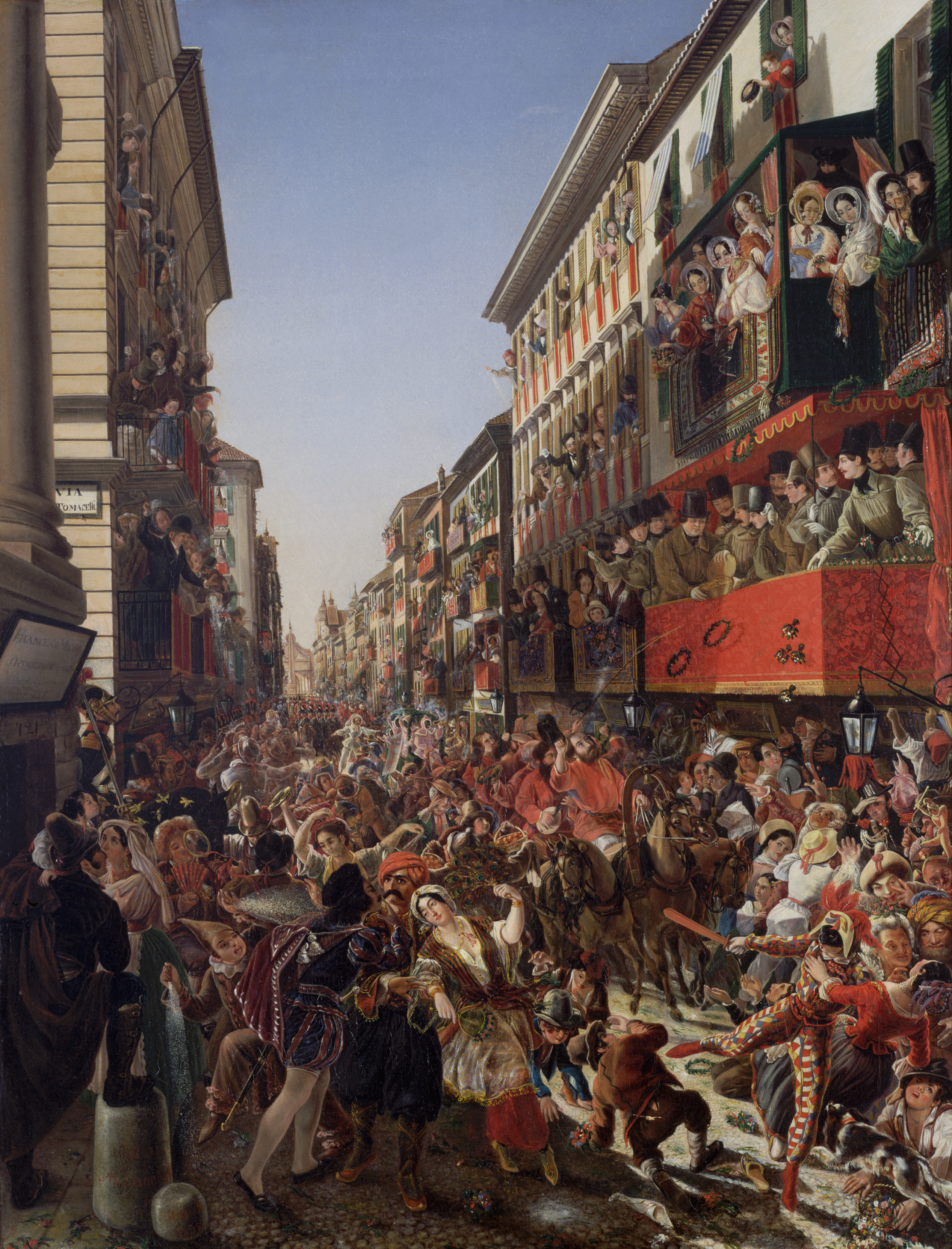 painting-of-carnival-in-rome - Mardi Gras and Carnival Pictures - Mardi ...