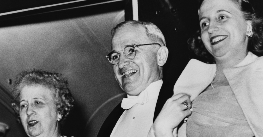 president-truman-entertaining-with-wife-and-daughter - Harry S. Truman ...