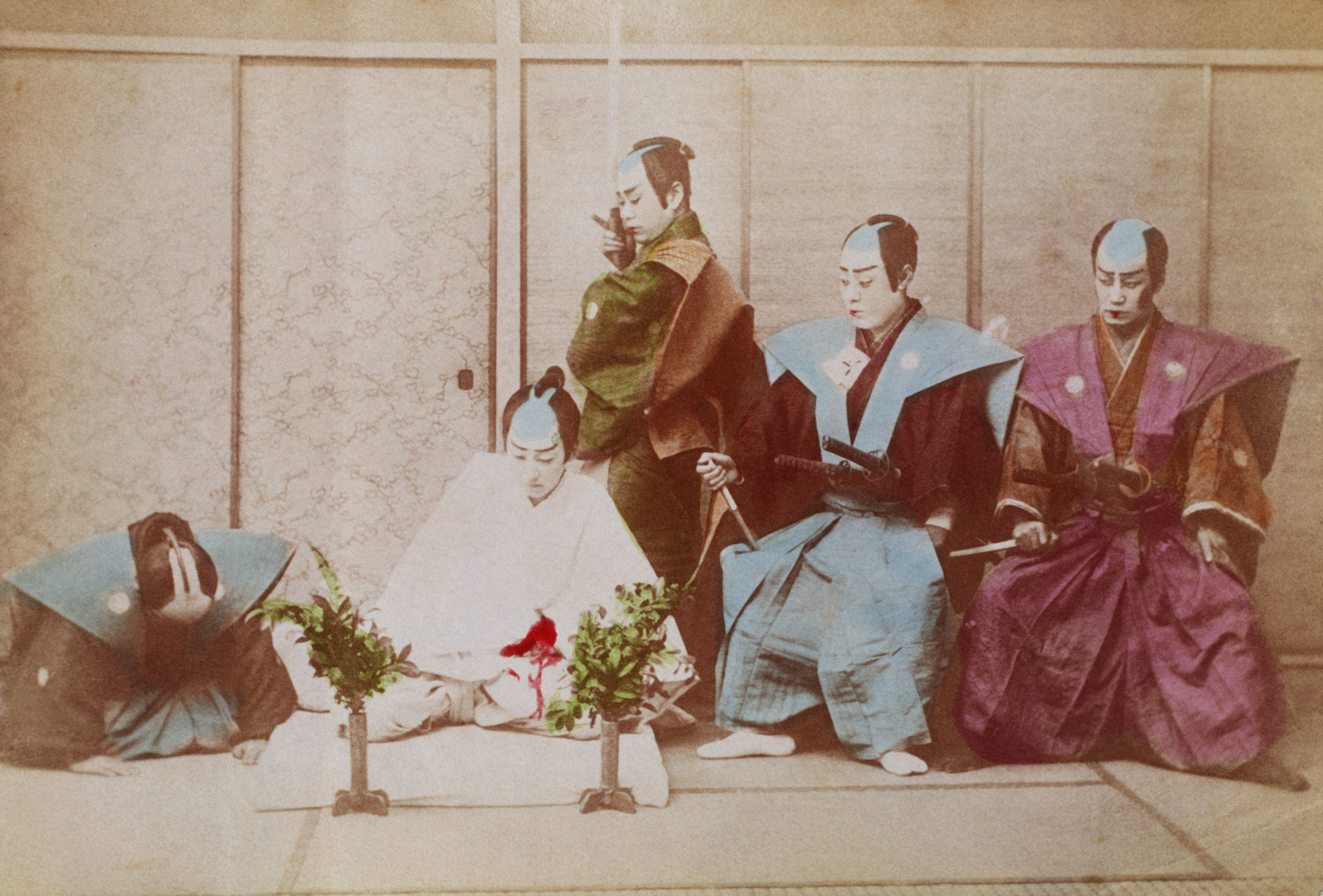 japanese-hari-kari-scene-ca-1890 - Samurai and Bushido Pictures ...