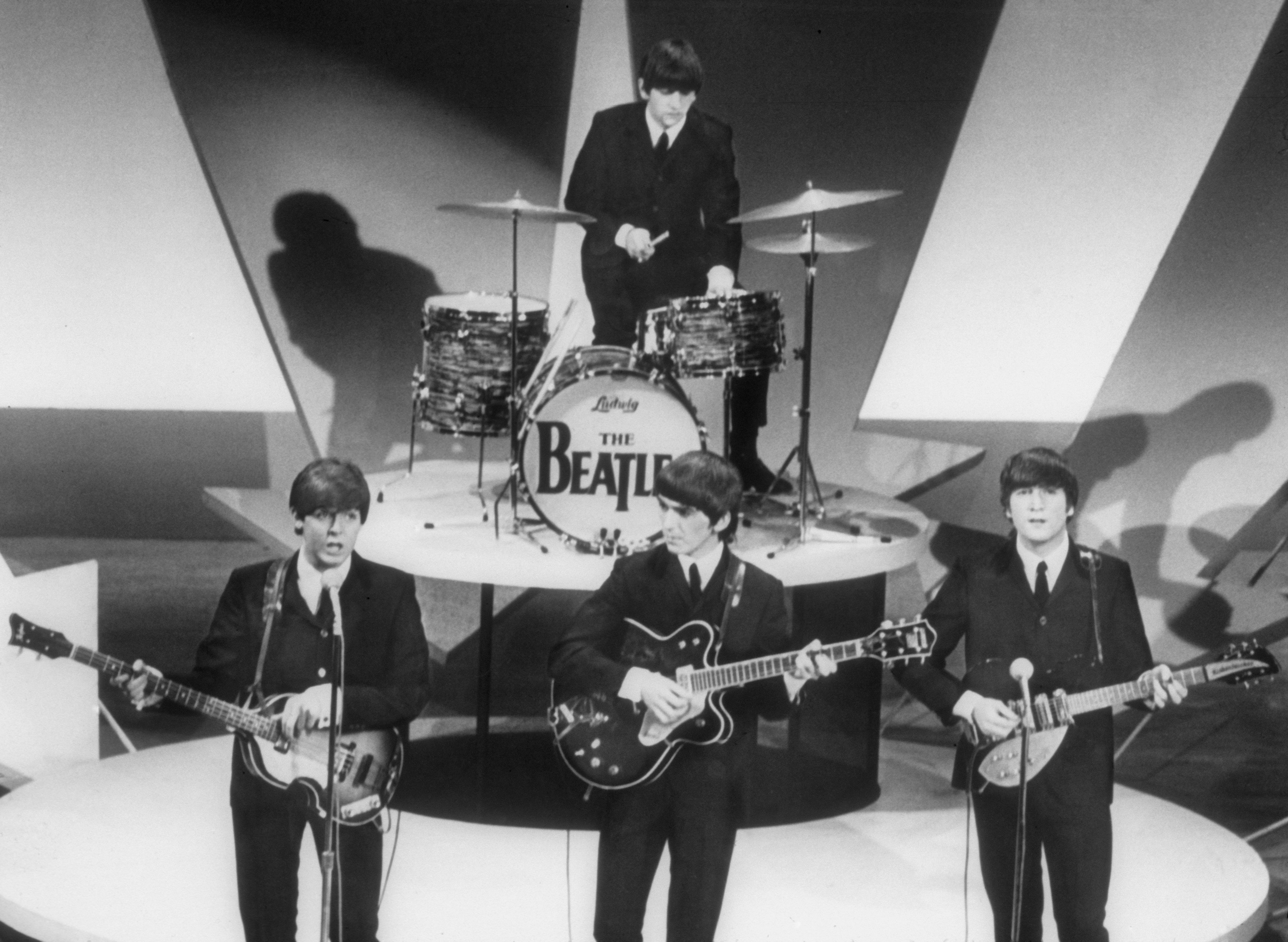 Beatles on Ed Sullivan Photo